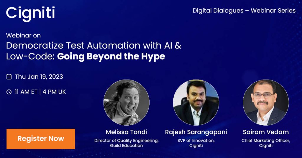 Webinar: Democratize Test Automation with AI & Low-Code: Go Beyond the ...