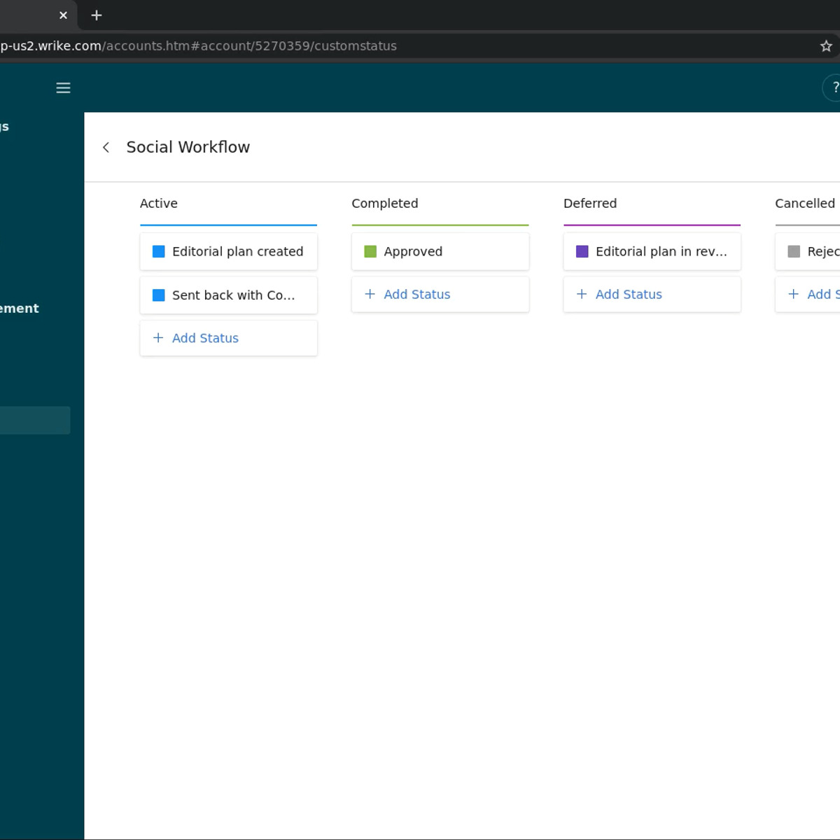 Create A Custom Workflow In Wrike Datafloq 1604