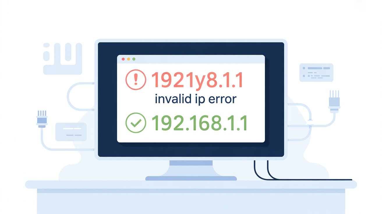 How to Fix the 192.1y8.1.1 Invalid IP Error Quickly | Datafloq